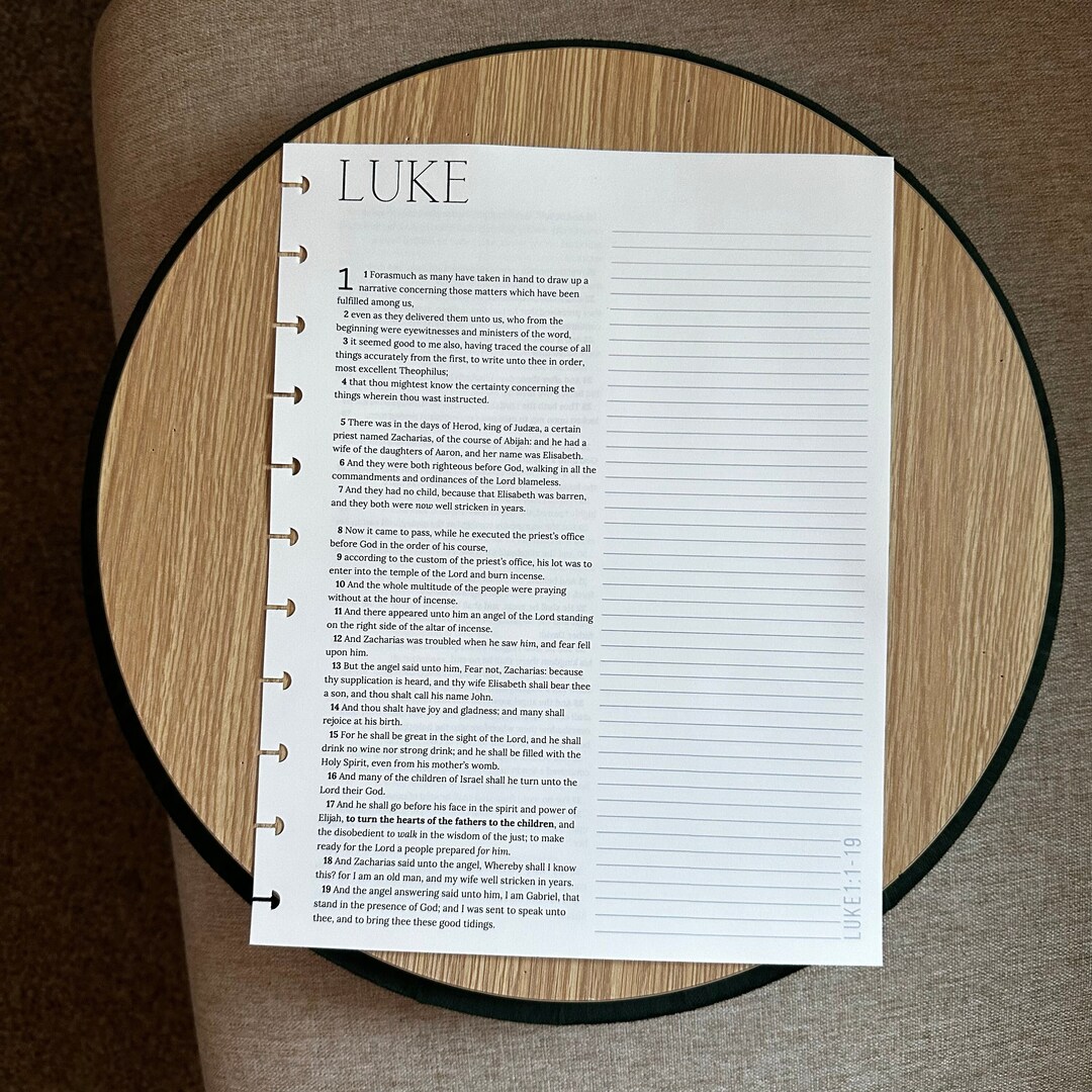 DISC-COVER Bible™ | Note Taking Bible | Discbound Bible Study | ASV ...