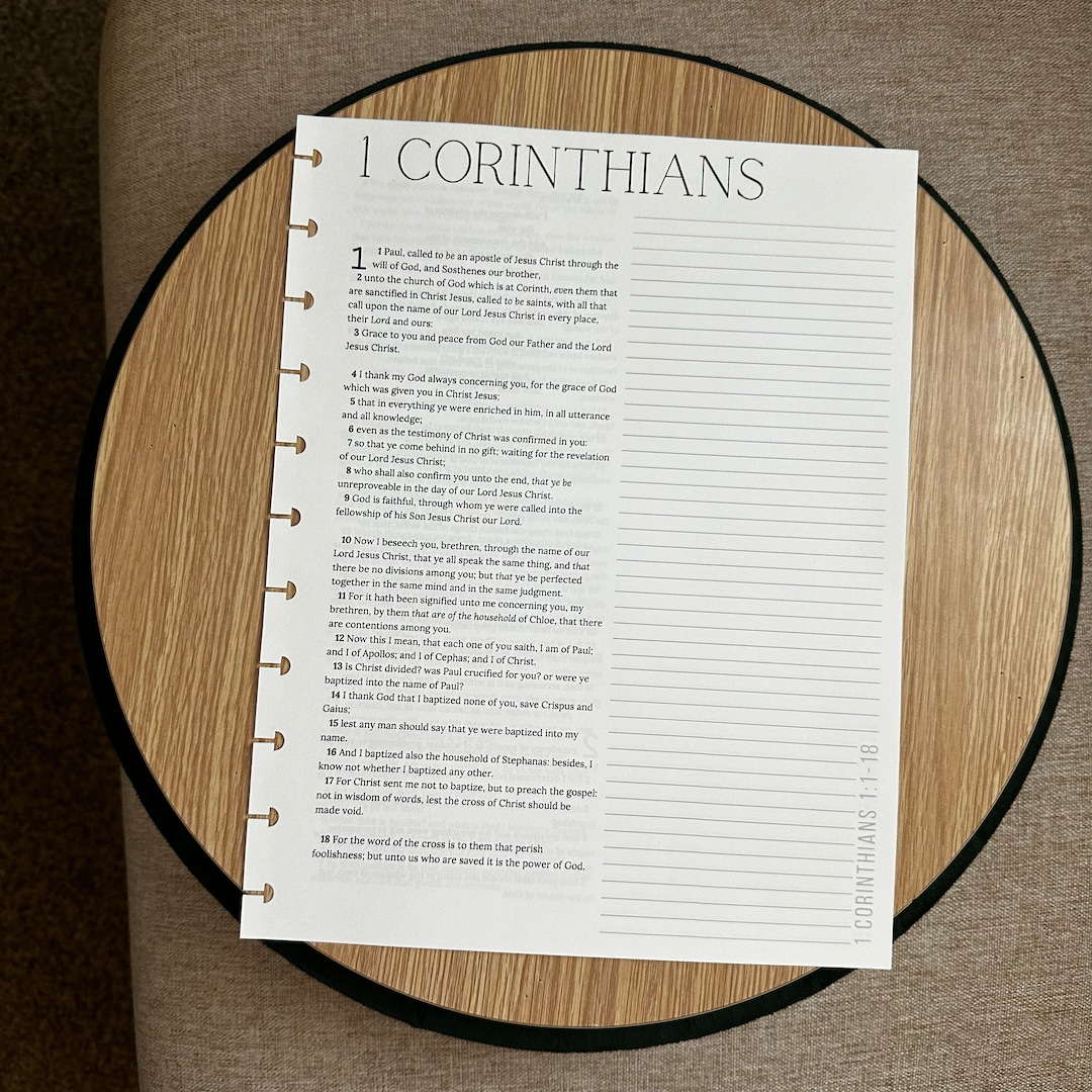 Buy DISC-COVER Bible™ Note Taking Bible ASV 1 Corinthians Choose Your ...
