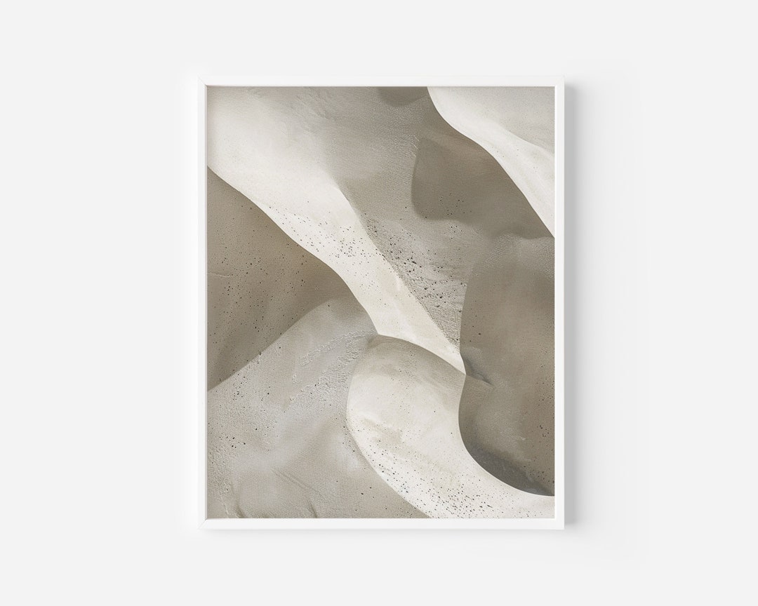 Beach Sand Ripple Wave Marks Portrait Wall Art Digital Download ...