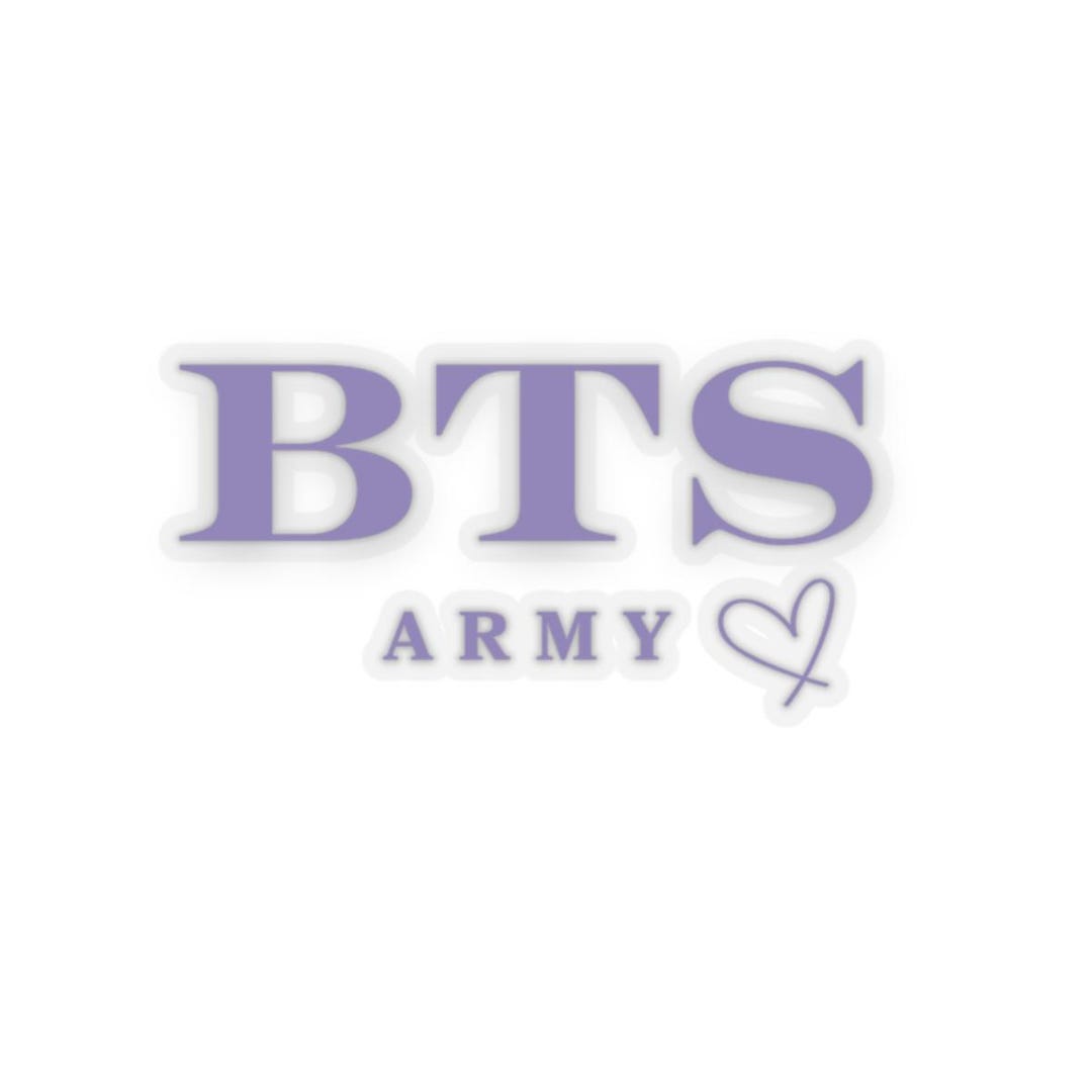 BTS Army Sticker - Kiss-cut Stickers, Kpop Fan Gift, Bulletproof Boy ...