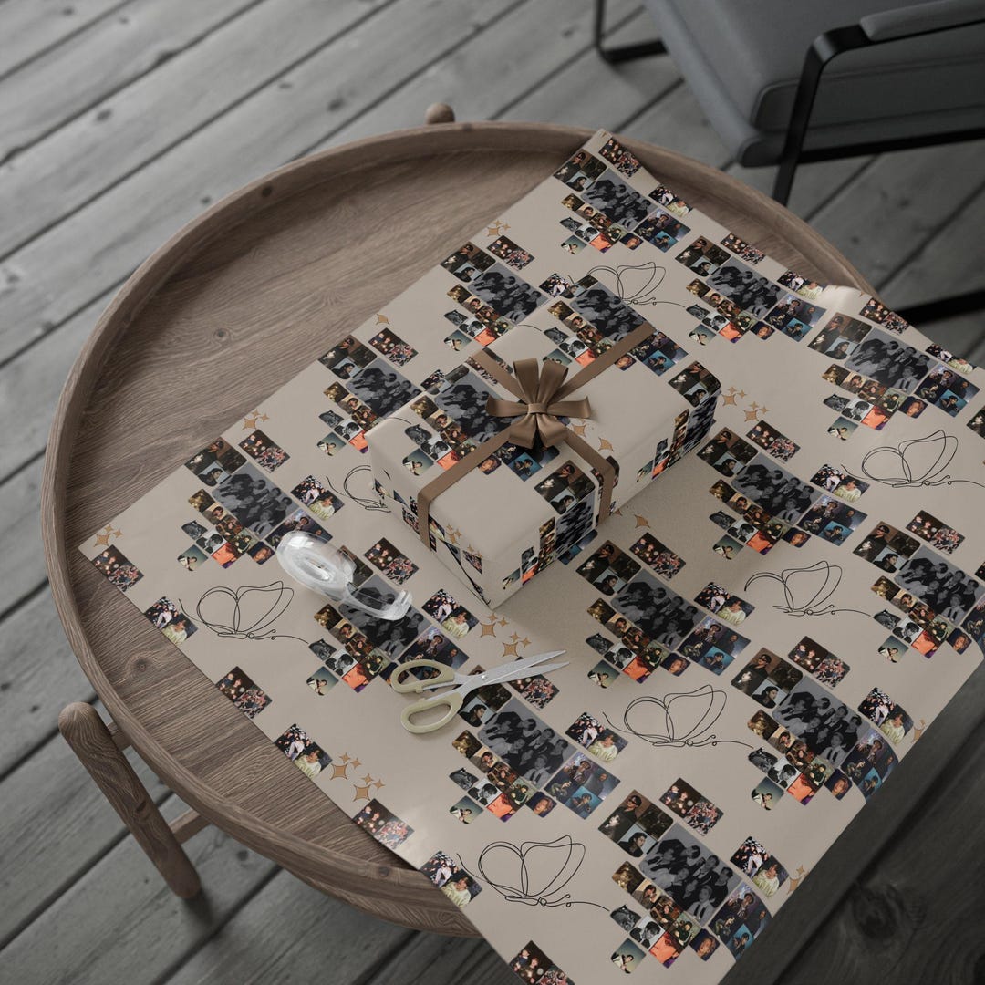 BTS Aesthetic Wrapping Papers, Gift Wrapper Set, Kpop Fan Supplies ...