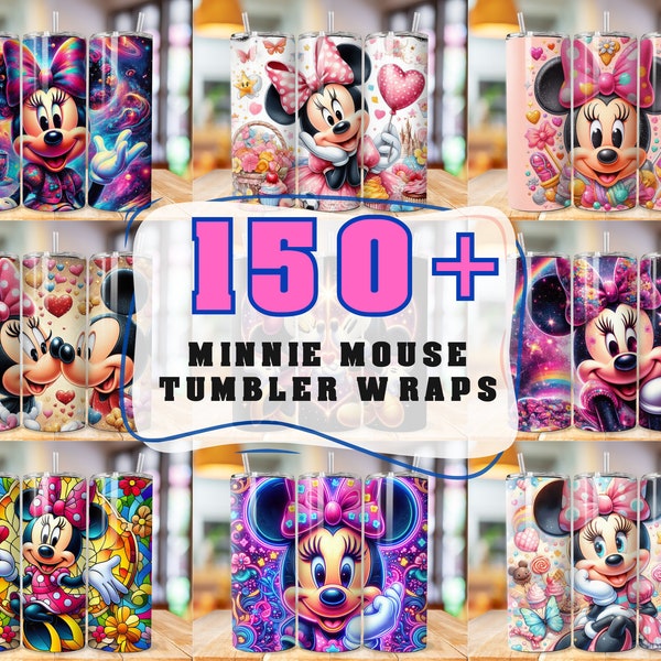 Minnie Mouse Tumbler Wrap Sublimation - Etsy UK