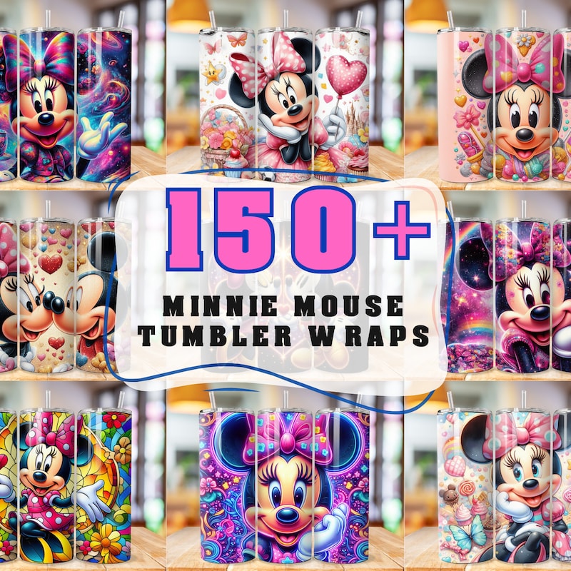 Minnie Mouse Tumbler Wrap - Etsy