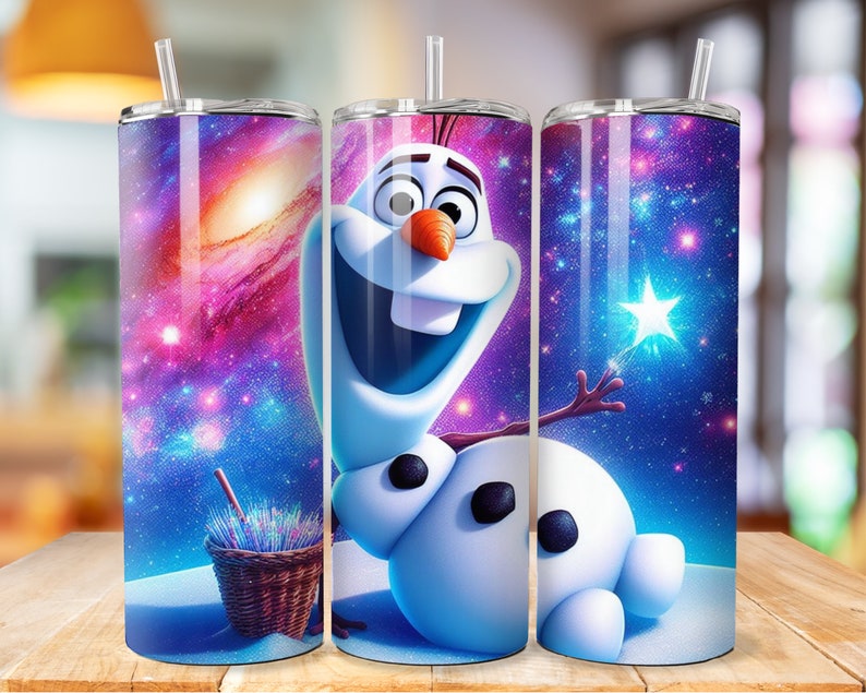 Olaf Tumbler Wrap Bundle, Instant Download 20oz Tumbler PNG Wraps ...