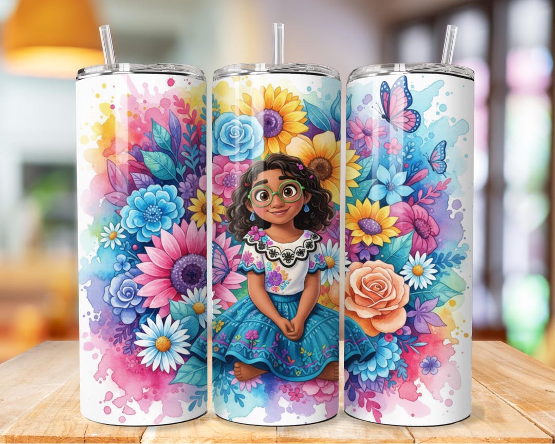 Princess Tumbler Wrap, Mirabel Tumbler Wrap, Princess Tumbler Design ...