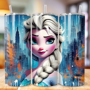 30 Princess Paint Drip Tumbler Wrap Png, 20oz Princess Tumbler Bundle ...