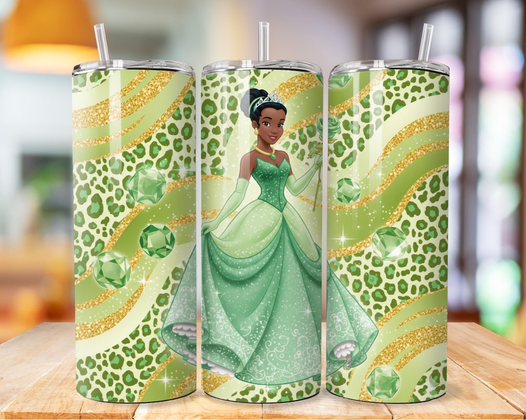 Princess Tumbler Wrap, Tiana Tumbler Wrap, Princess Tumbler Design ...