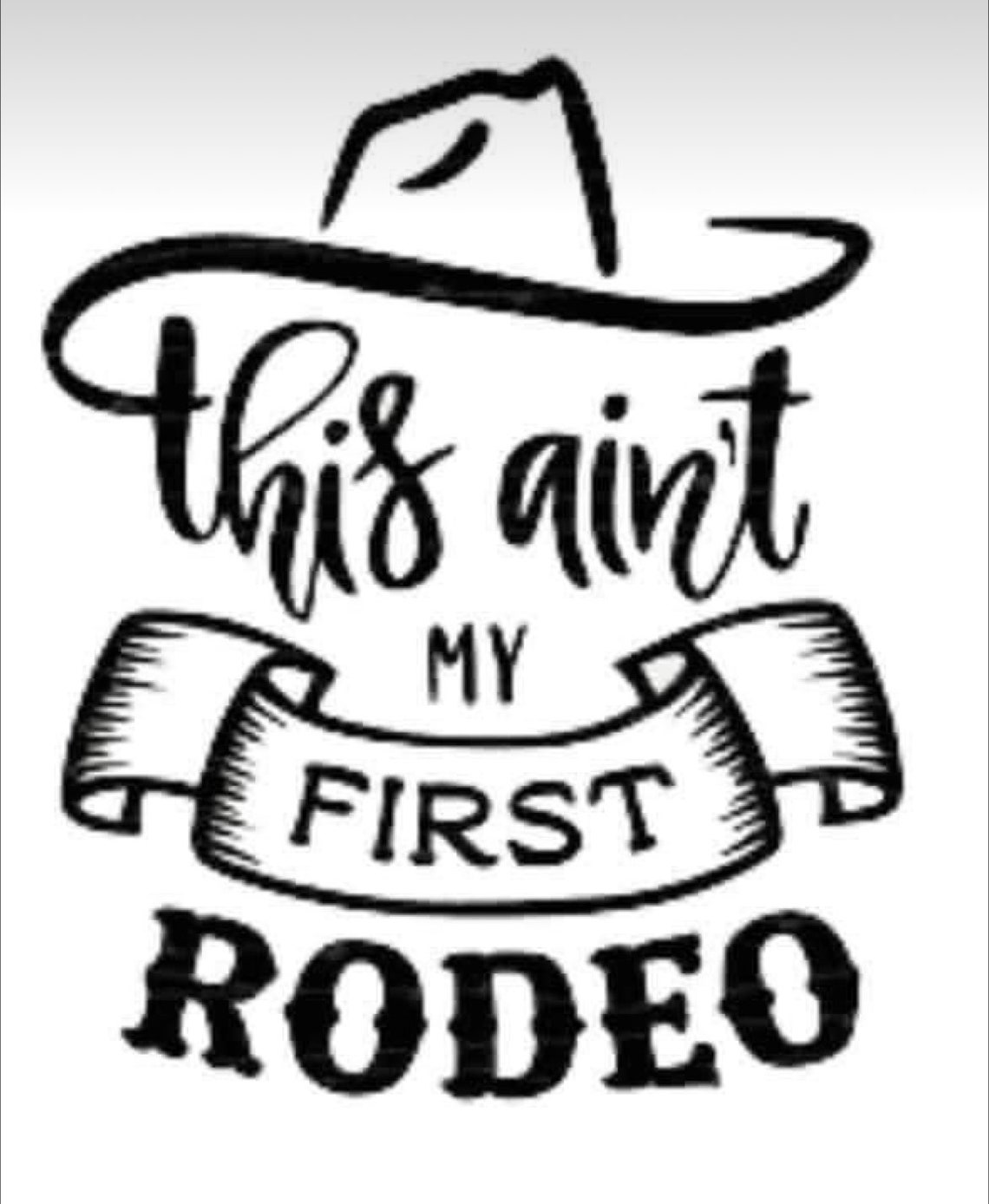This Ain't My First Rodeo Sticker - Etsy