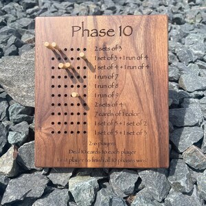 Phase Ten Game Set - Etsy