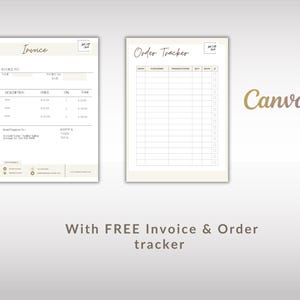 Editable Order Forms Fillable Small Business Forms Bundle Canva ...