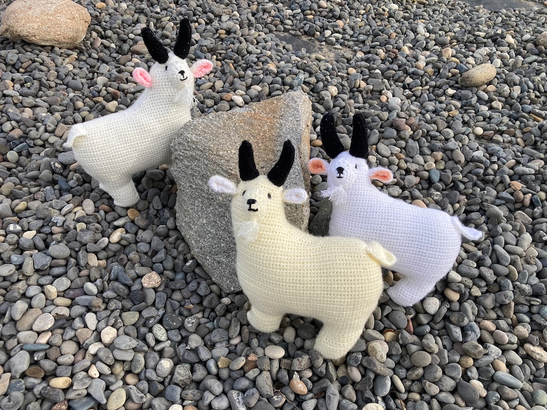 Mountain Goat Crochet Stuffed Animal Pattern - Etsy