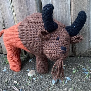 Buffalo Crochet Stuffed Animal Pattern - Etsy