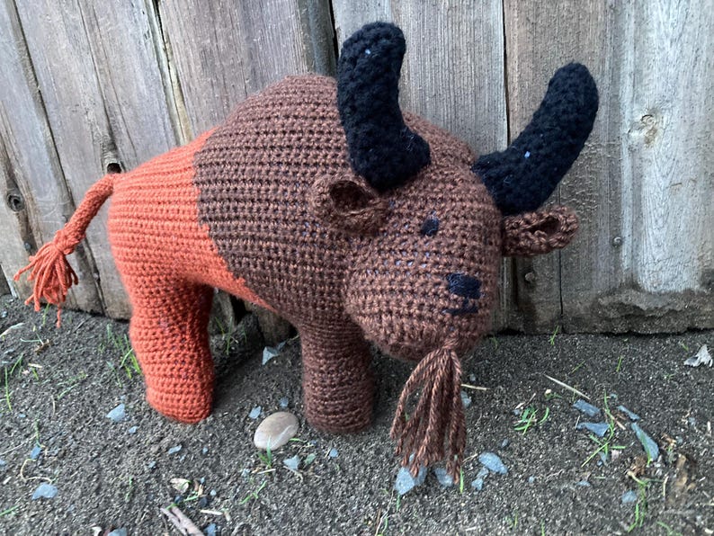 Buffalo Crochet Stuffed Animal Pattern - Etsy