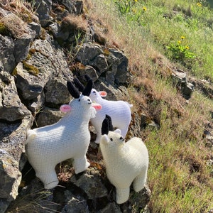 Mountain Goat Crochet Stuffed Animal Pattern - Etsy