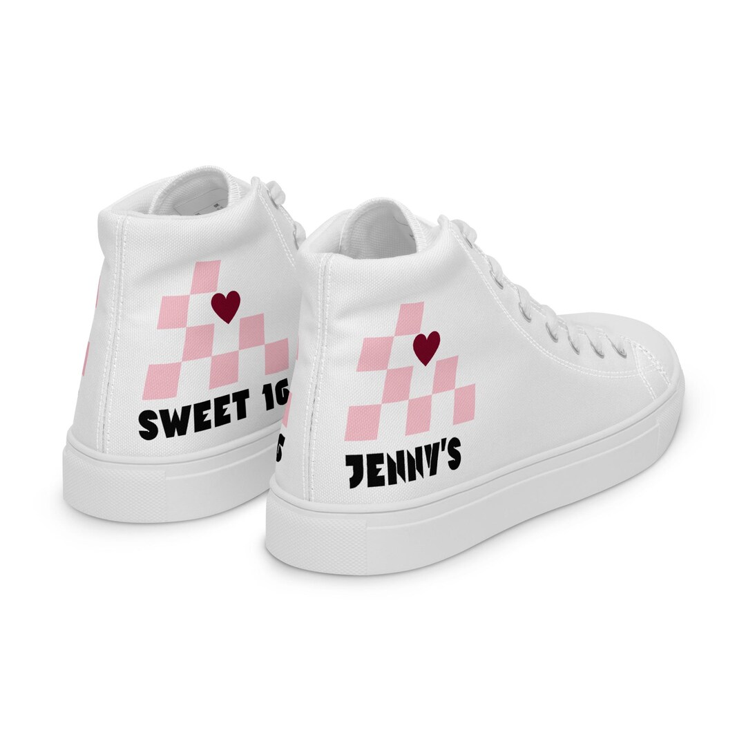 Custom Women's High Tops, Custom Teen Girl High Tops, Teen Girl Gift ...
