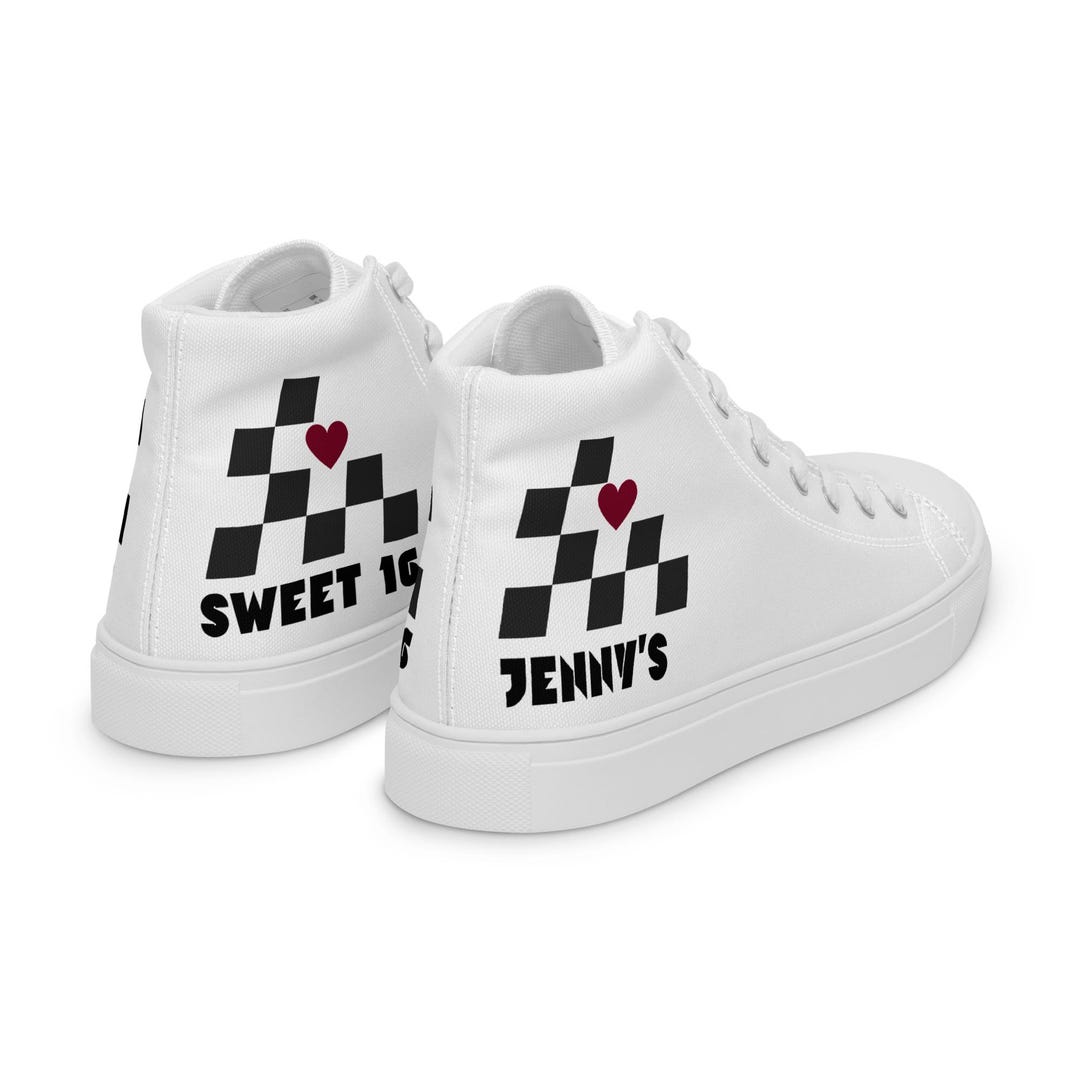 Custom Women's High Tops, Custom Teen Girl High Tops, Teen Girl Gift ...