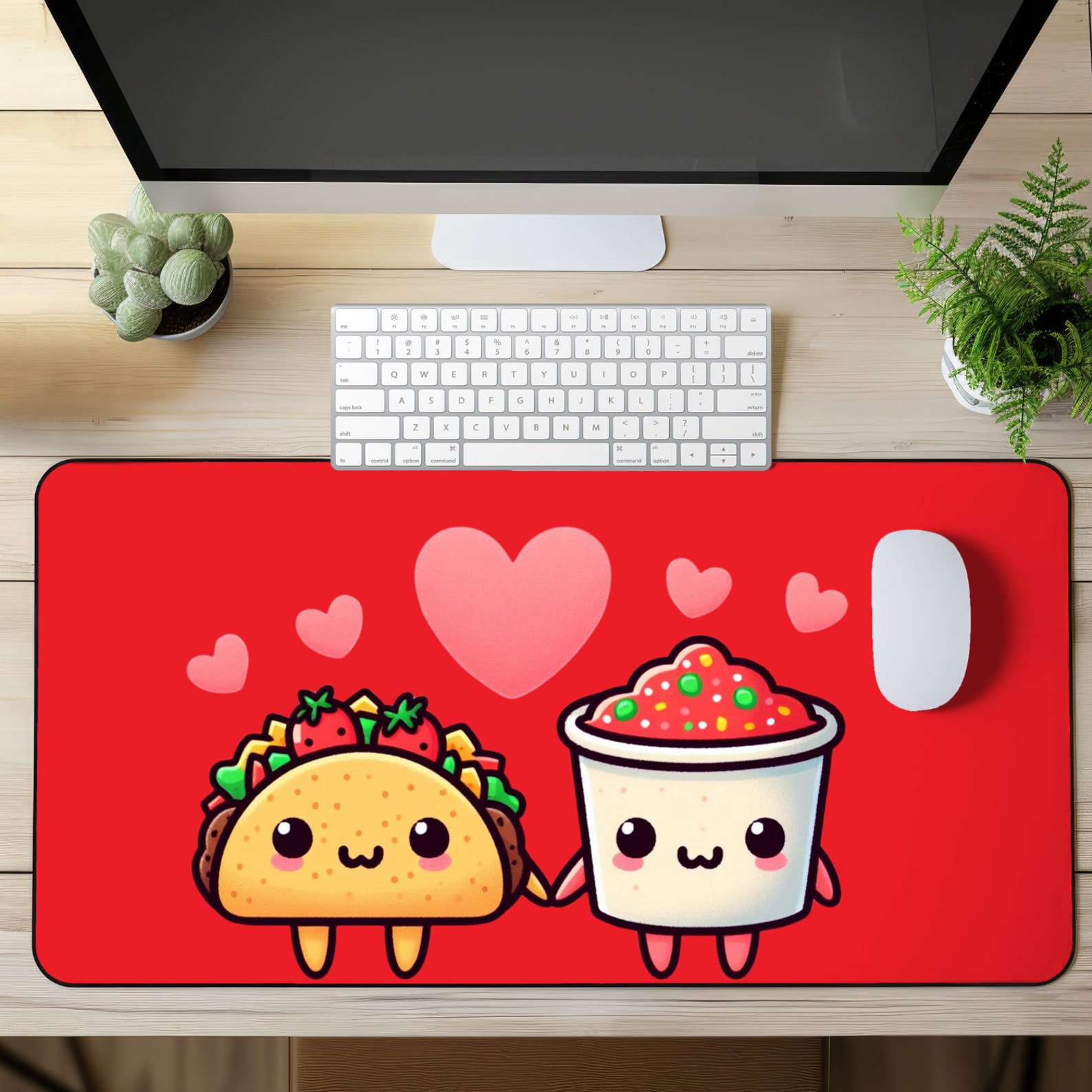 Cute Kawaii Mouse Pad Kawaii Cute Desk Pad Cute Desk Decor Co-worker ...