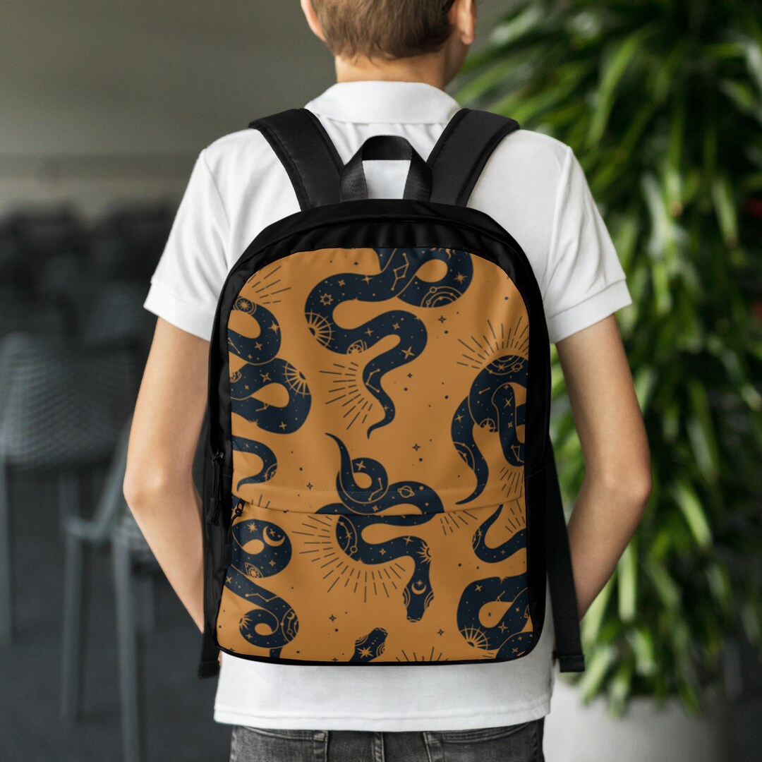 Kids Snake Backpack, Kids Snake Backpack, Back to School Backpack, Gift ...