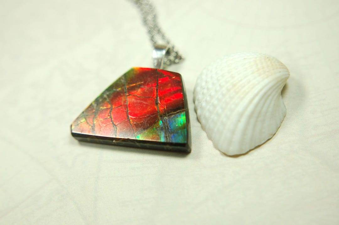 Natural Ammolite Pendant.we Fedex to US for Free.tax Exempt Item From ...