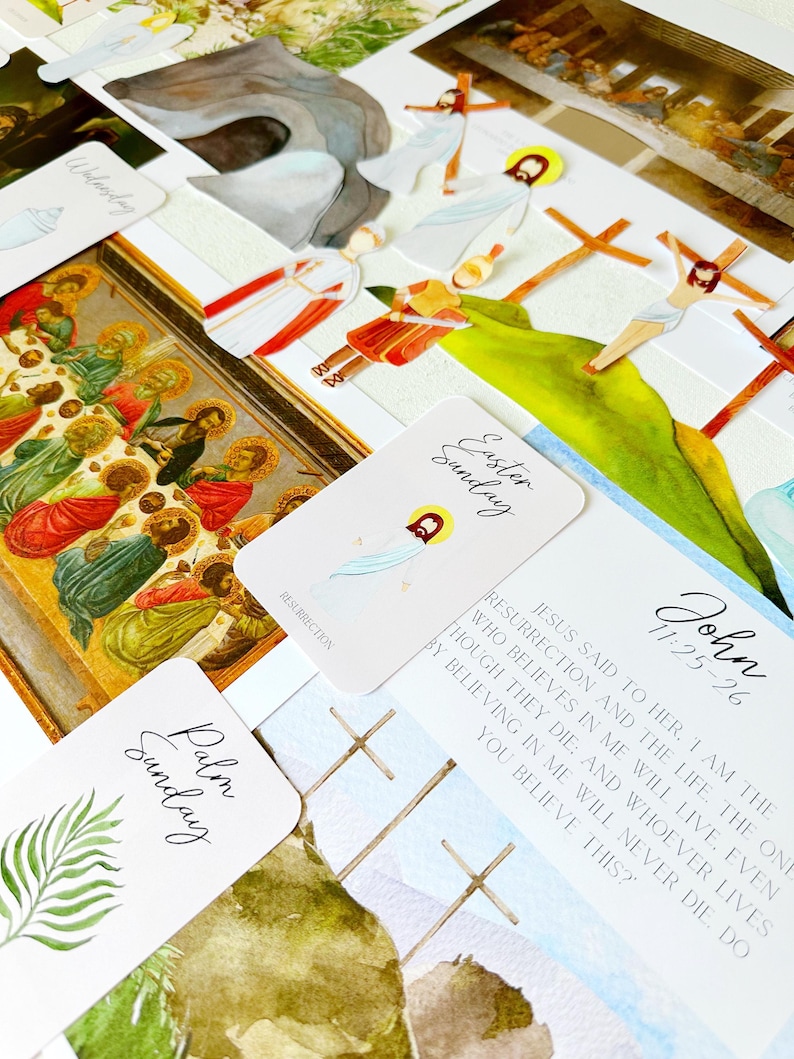 Easter Unit Study, Easter Activities Bundle, Holy Week Study, Easter ...