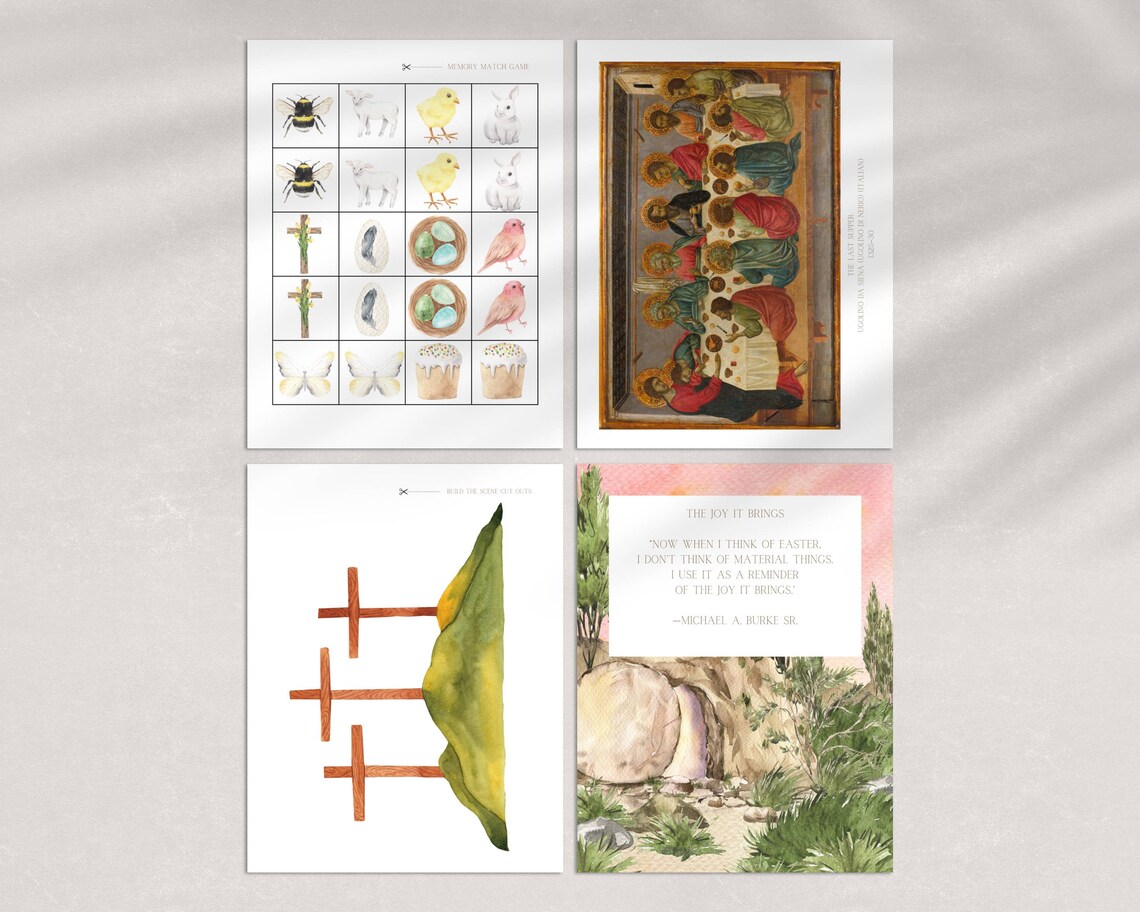 Easter Unit Study, Easter Activities Bundle, Holy Week Study, Easter ...