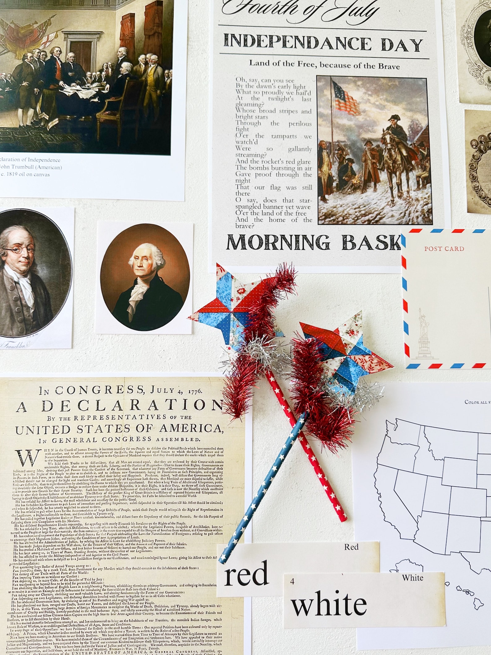 Independence Day Unit Study, 4th of July Study, 4th of July Morning ...