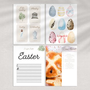 Easter Unit Study, Easter Activities Bundle, Holy Week Study, Easter ...