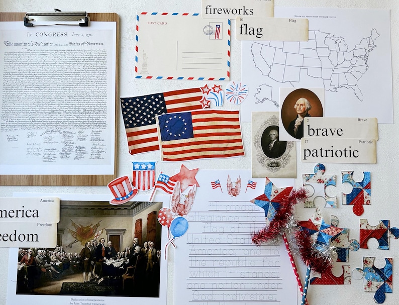 Independence Day Unit Study, 4th of July Study, 4th of July Morning ...