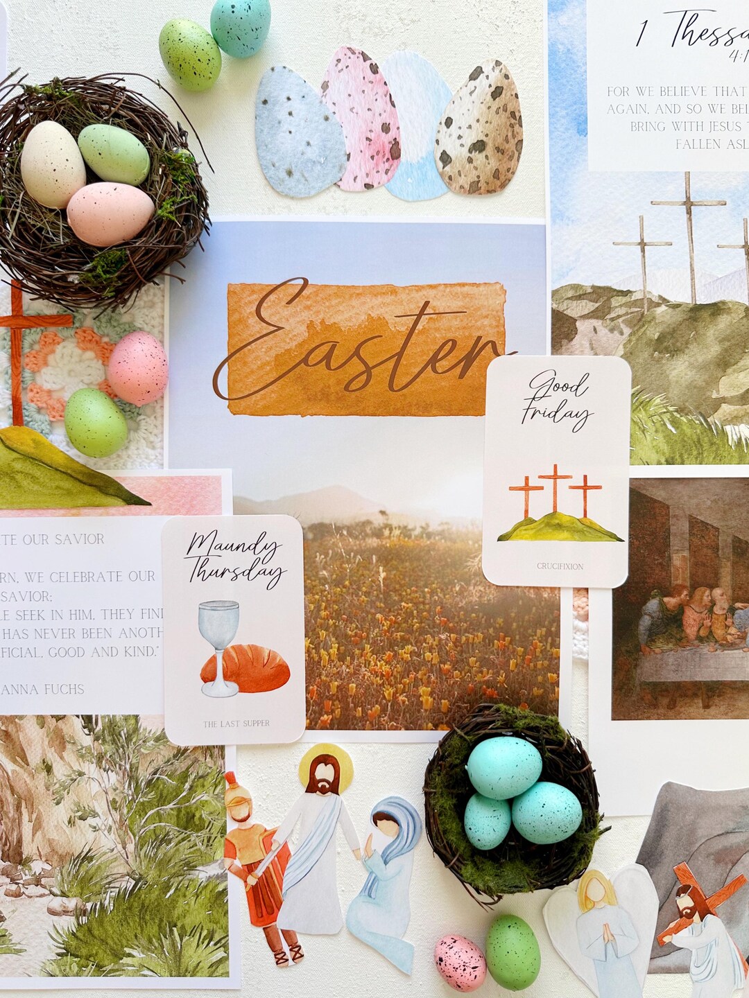 Easter Unit Study, Easter Activities Bundle, Holy Week Study, Easter ...
