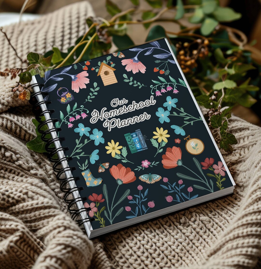 Printable Homeschool Planner Cover, Homeschool Planner Front Cover, DIY ...