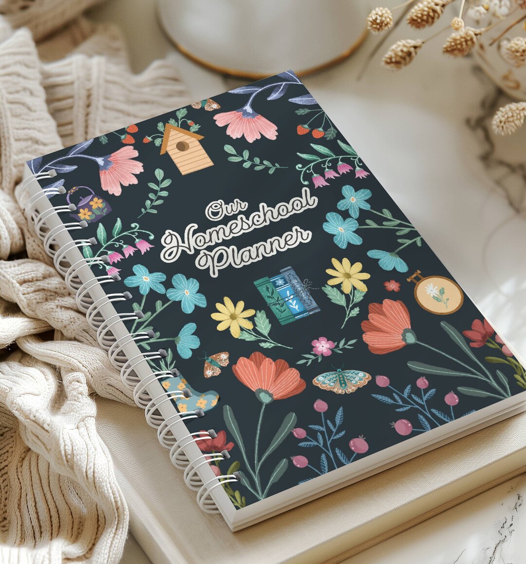 Printable Homeschool Planner Cover, Homeschool Planner Front Cover, DIY ...