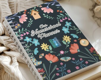Printable Homeschool Planner Cover, Homeschool Planner Front Cover, DIY ...