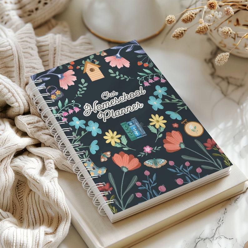 Printable Cozy Homeschool Planner Pack, DIY Homeschool Planner, Teacher ...