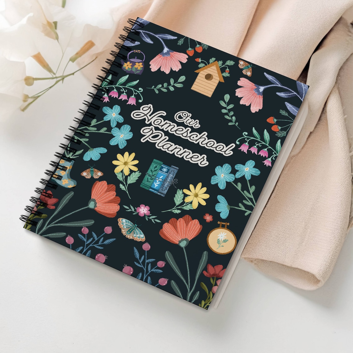 Printable Homeschool Planner Cover, Homeschool Planner Front Cover, DIY ...