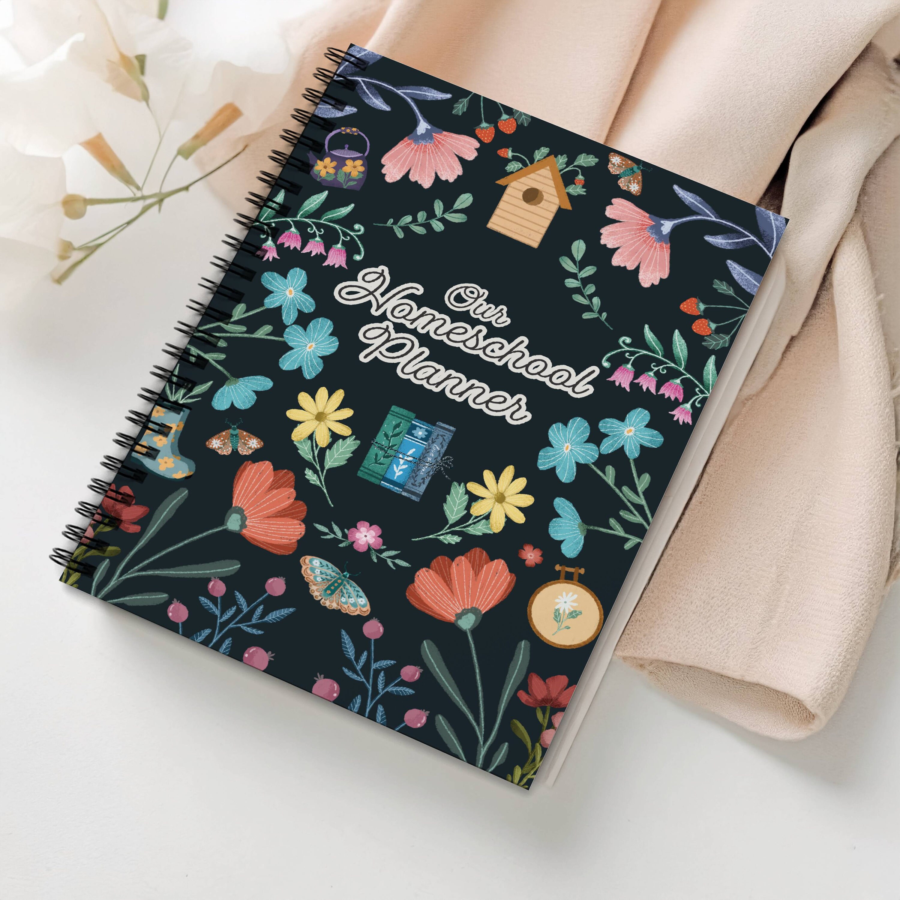 Printable Homeschool Planner Cover, Homeschool Planner Front Cover, DIY ...