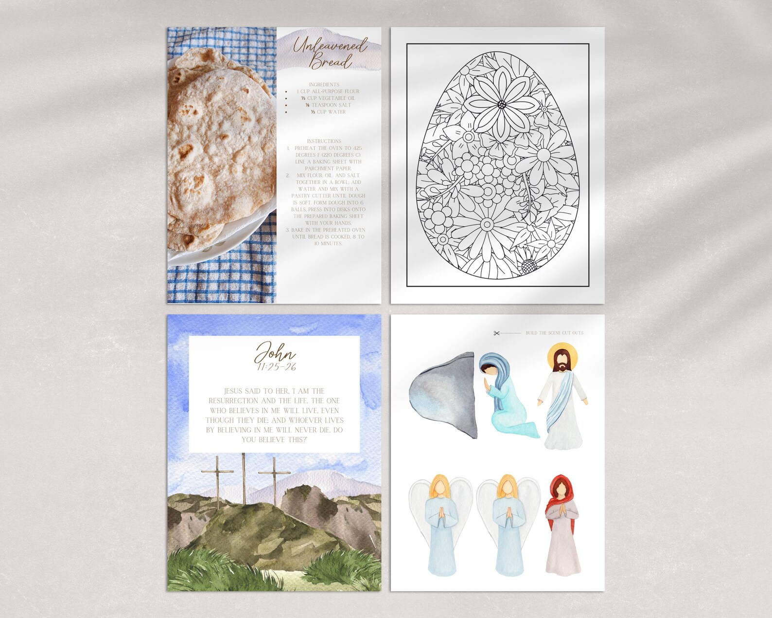 Easter Unit Study, Easter Activities Bundle, Holy Week Study, Easter ...