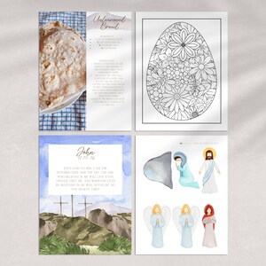 Easter Unit Study, Easter Activities Bundle, Holy Week Study, Easter ...