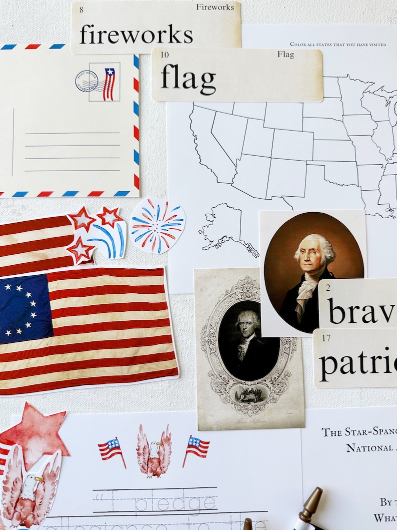 Independence Day Unit Study, 4th of July Study, 4th of July Morning ...