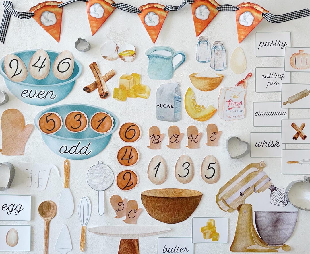 Fall Baking Unit Study, Homeschool Baking Study, Fall Morning Basket - Etsy