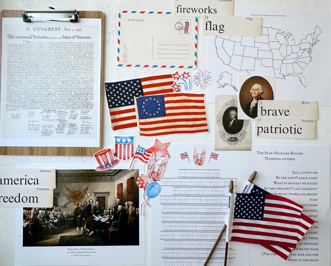 Independence Day Unit Study, 4th of July Study, 4th of July Morning ...