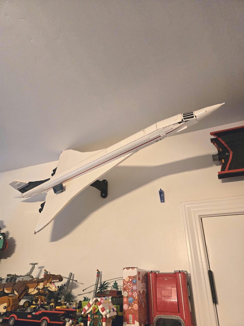 3D Printed Lego Concorde 10318 Wall Mount - Etsy