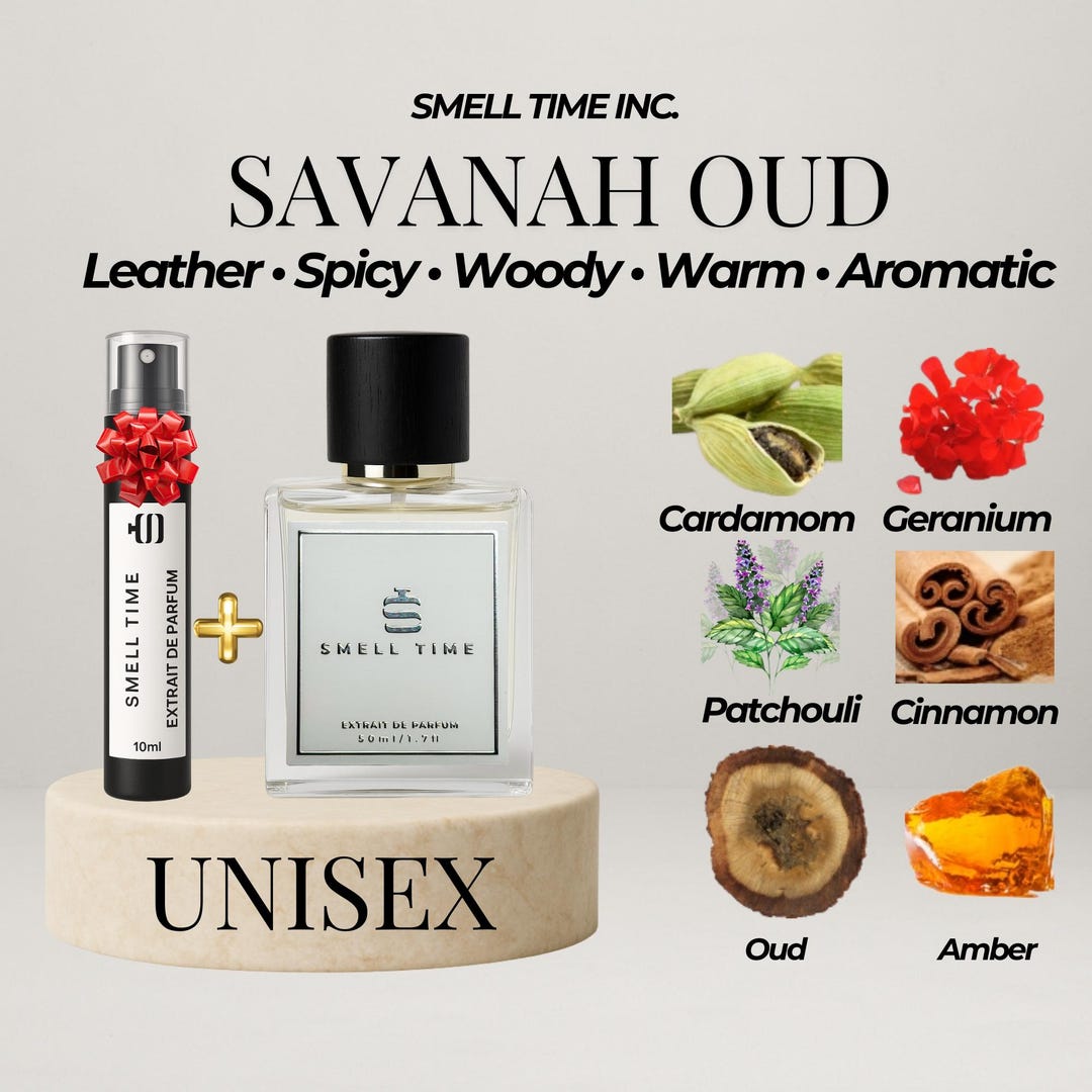 Savanah Oud | Warm Spicy, Leather & Woody Blend | Long-lasting Unique ...