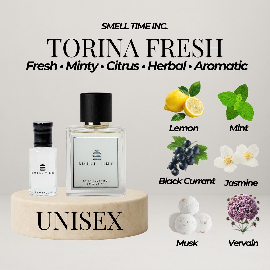 Torina Fresh Perfume | Citrus, Woody & Clean Scent | Long-lasting ...