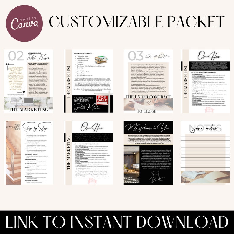 Real Estate Pre-listing Presentation: Realtor Canva Template (editable ...