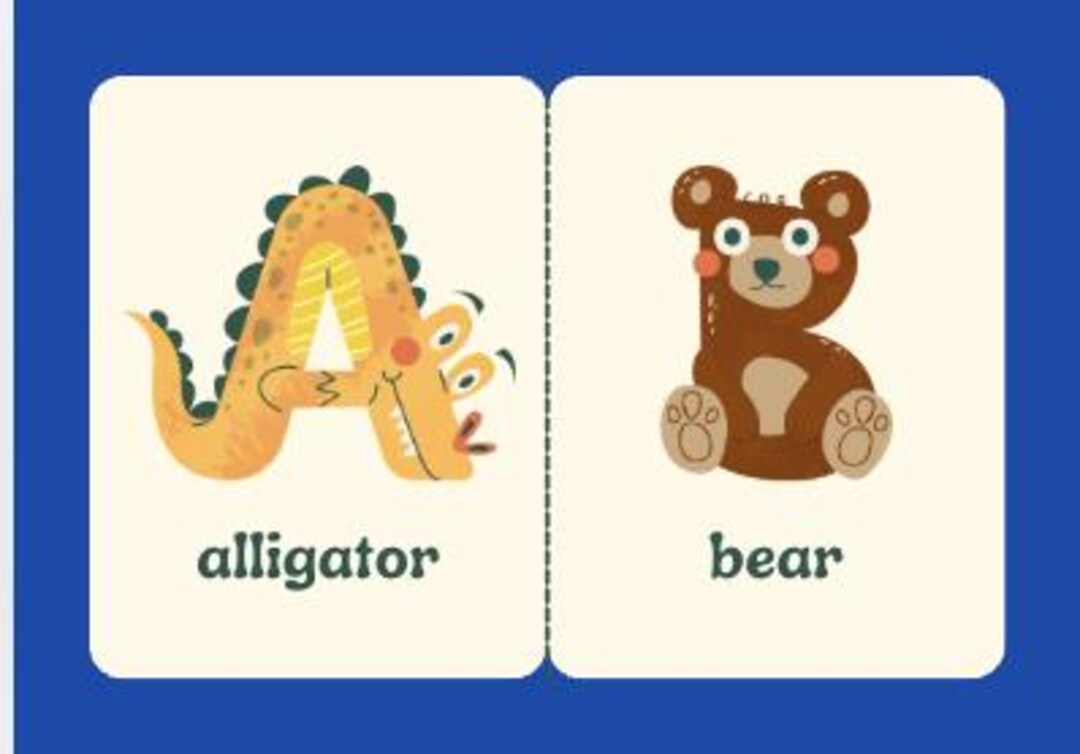 Printable Colorful ABC Cut Out Cards for Kids Fun Alphabet Learning for ...
