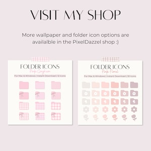 12 Blue Gingham Folder Icons With 6 Bonus Wallpapers for Mac & Windows ...