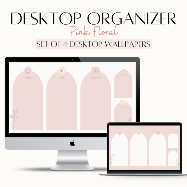 Pink Floral Wallpaper - Etsy