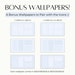 12 Blue Gingham Folder Icons With 6 Bonus Wallpapers for Mac & Windows ...