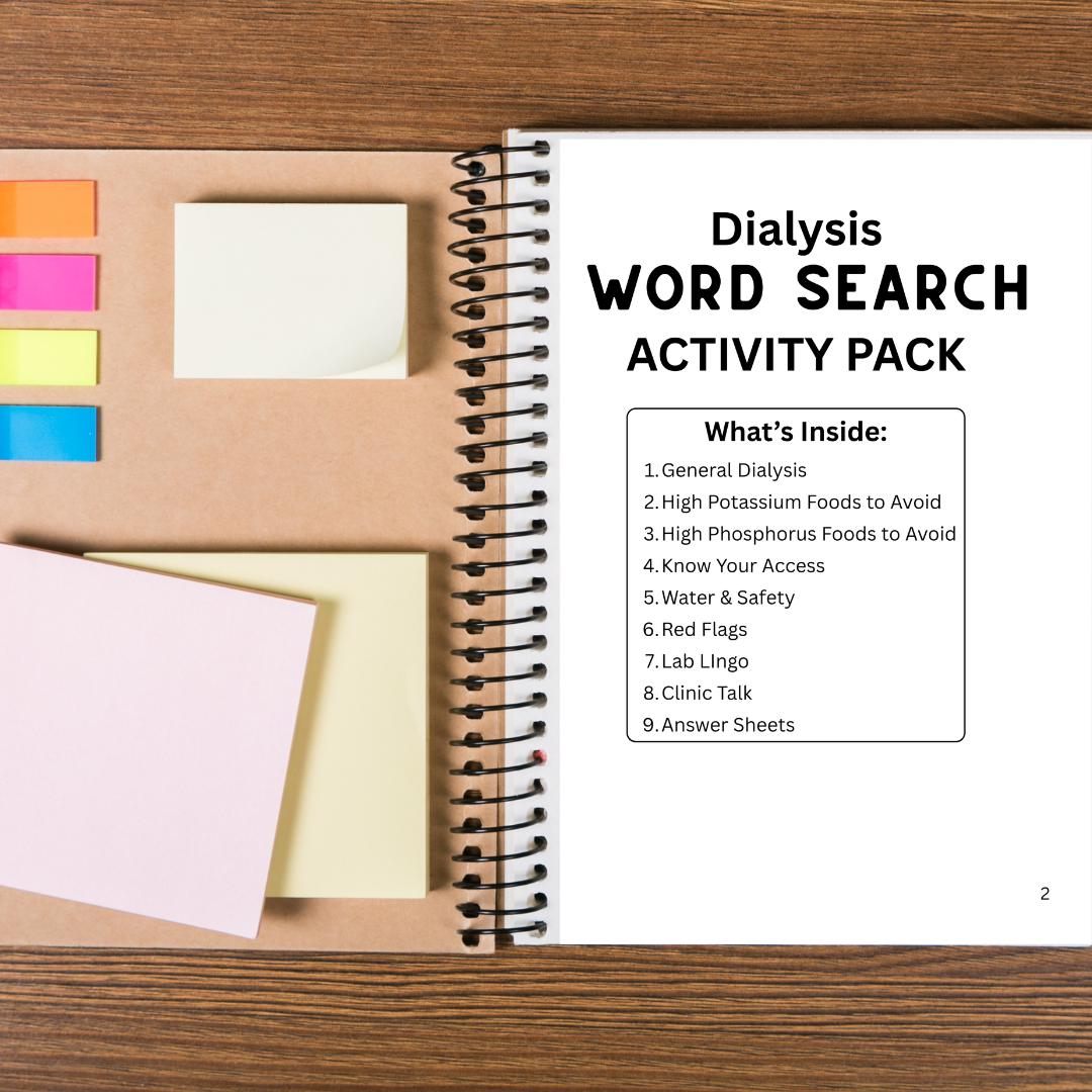 Dialysis Word Search Puzzle Packet: Nurse & Patient Education (digital ...