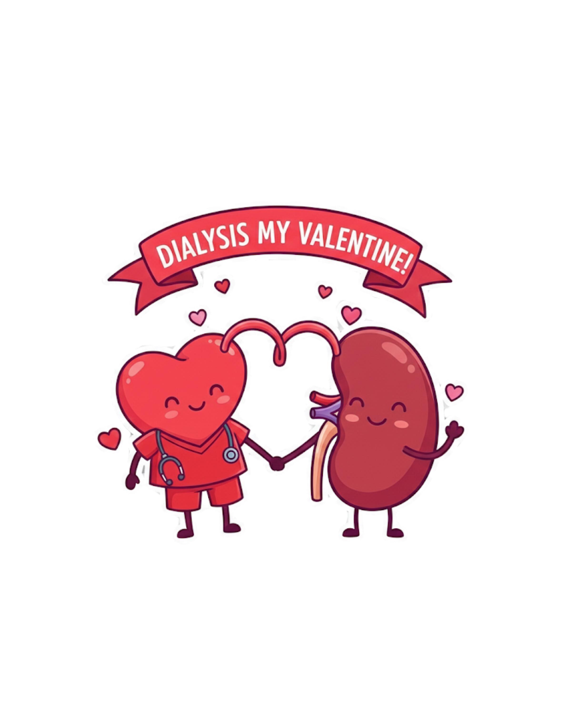 Kidney Dialysis Valentine Digital Prints (4 Total) - Etsy